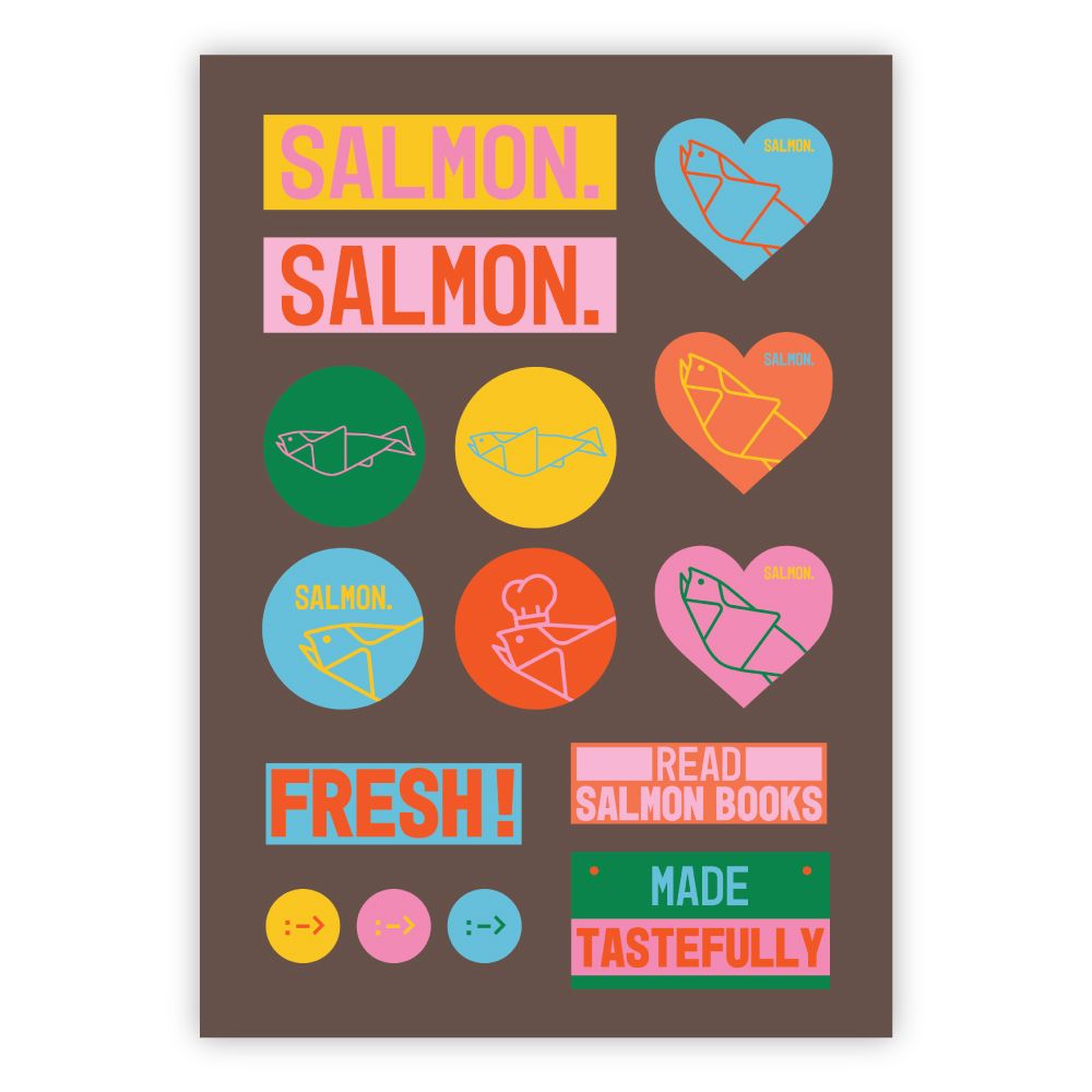 SALMON Merchandise - Salmon Books Sticker