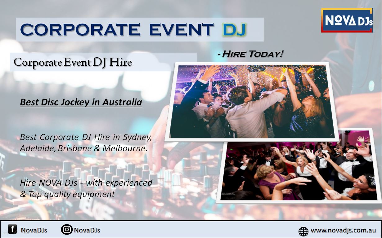Corporate Event DJ Hire Sydney - Hire Today! - NOVA DJs - Minimore