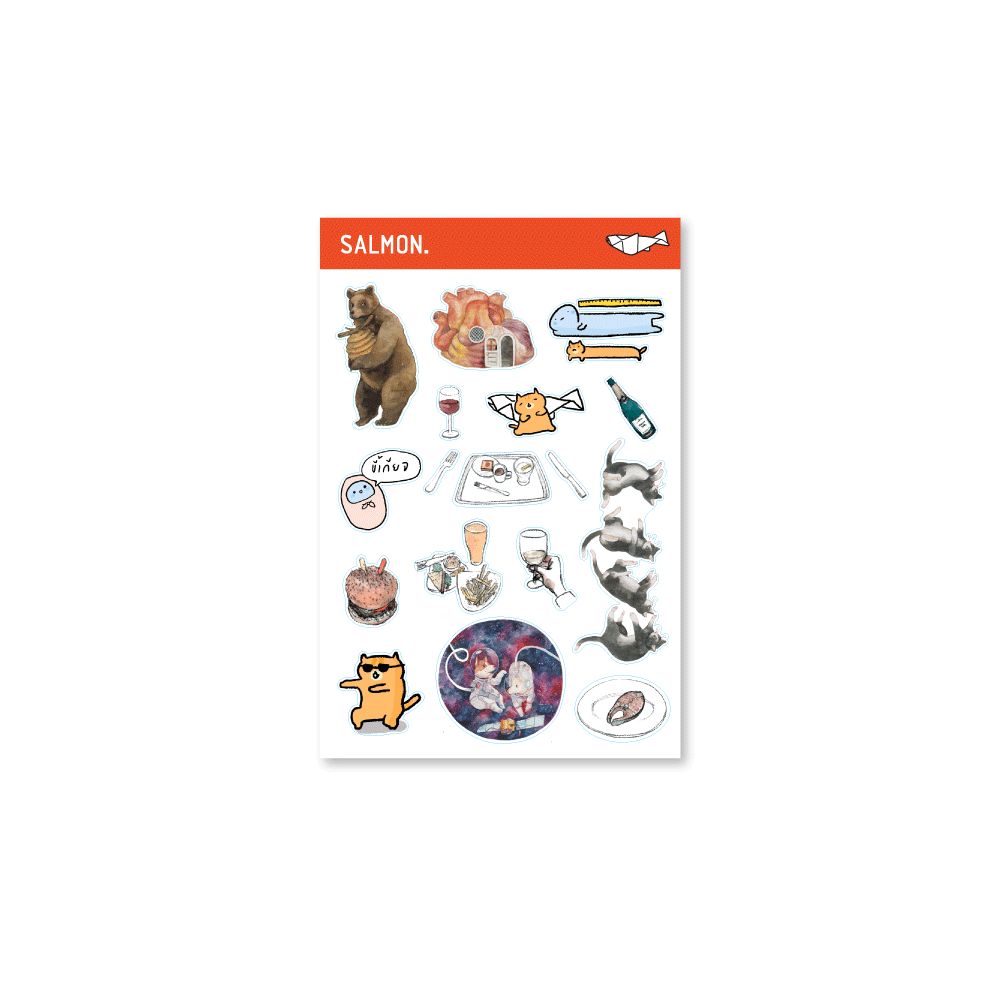 SALMON Merchandise - SALMON STICKER