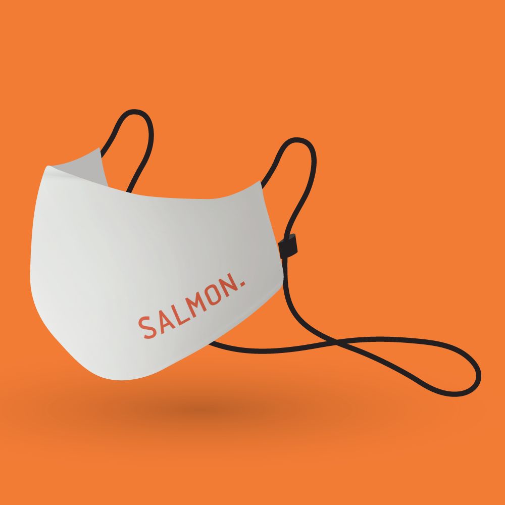 SALMON Merchandise - SALMON COTTON SILK MASK