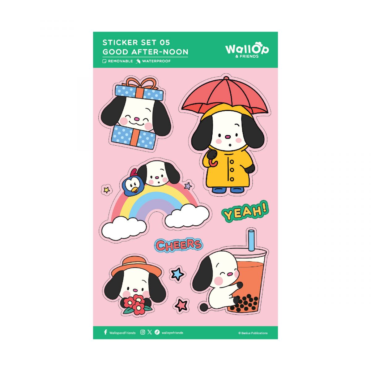 Wallop and Friends - STICKER-Good AfterNOON