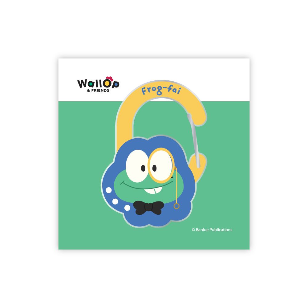 Wallop and Friends - ACRYLIC CARABINER WALLOP - Frog-fai